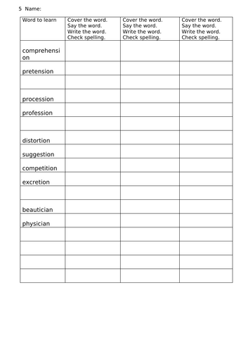 Word endings tion, sion, ssion and cian WORKSHEETS and CROSSWORDS ...