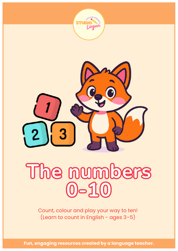 English Numbers 0–10 | TEFL / TESOL | EYFS / Preschool Pack | Printable ...
