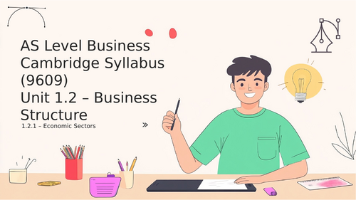 AS Level Business (9609) - 1.2.1 Economic Sectors | Teaching Resources