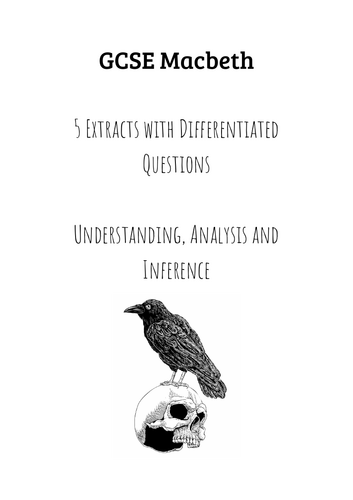 KS4 Macbeth Reading Comprehension Passages with Questions ...