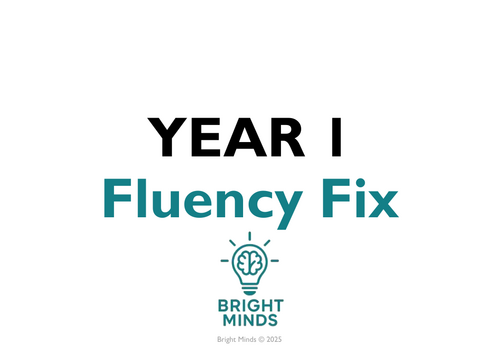Fluency Fix – Year 1 Daily Arithmetic (36 Weeks of KS1 Maths Starters ...