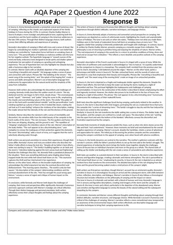 Paper 2 Question 4 - Walkthrough - June 2022 | Teaching Resources