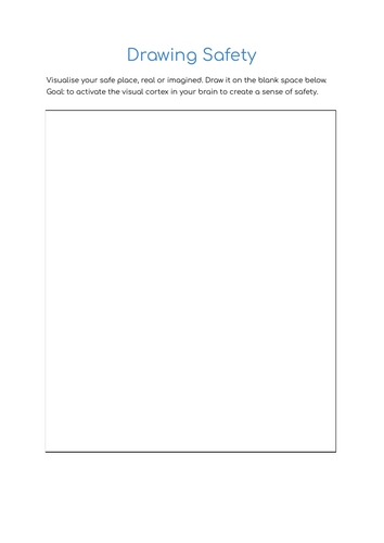 Activity for Internal Sense of Safety for PTSD, Trauma or Anxiety ...
