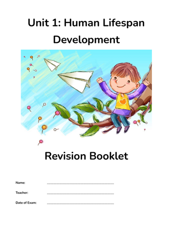 BTEC Nationals Health and Social Care - Unit 1 - Exam Revision Booklet | Teaching Resources