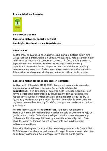 El otro árbol de Guernica by Luis de Castresana - Context - Ideology ...