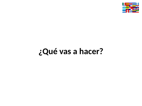 ¿Qué vas a hacer? What are you going to do? – Weekend Activities ...