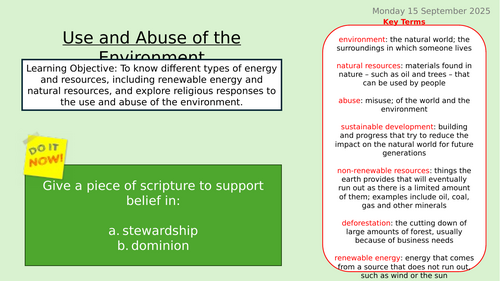 AQA GCSE Religion and Life - Complete Unit | Teaching Resources