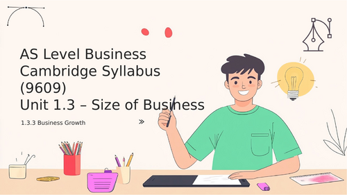 AS Level Business (9609) - 1.3.3 Business Growth | Teaching Resources