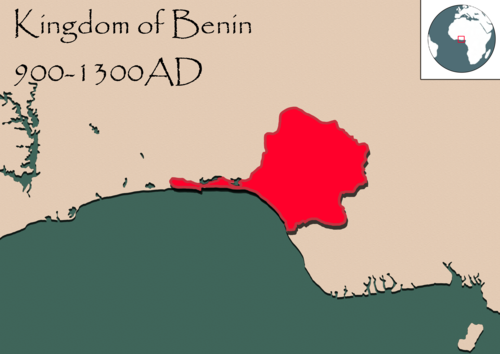 Kingdom of Benin Map 900-1300AD | Teaching Resources