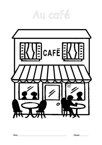 FRENCH TOPICS: AU CAFE -AT THE CAFE-ACTIVITY BOOKLET | Teaching Resources