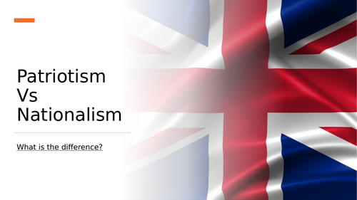 PSHCE/PSHCE - Patriotism Vs Nationalism Sep 2025 | Teaching Resources