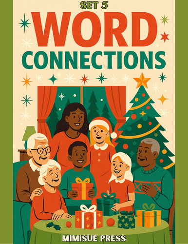10 Christmas Word Connections Puzzles SET 5 (Holiday/Party Game ...