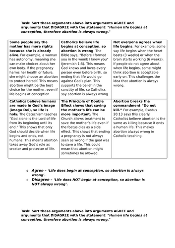 Y9: KS3 CATHOLIC RED: Creation and Covenant - L4: What is the Sanctity ...