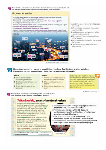 7.5. El futuro está en nuestras manos. New GCSE Edexcel. Higher and ...