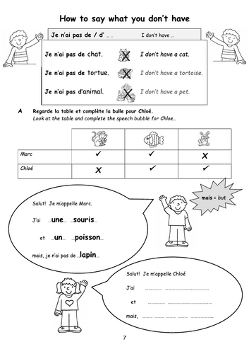 FRENCH TOPICS: PETS-LES ANIMAUX A LA MAISON-ACTIVITY BOOKLET | Teaching ...