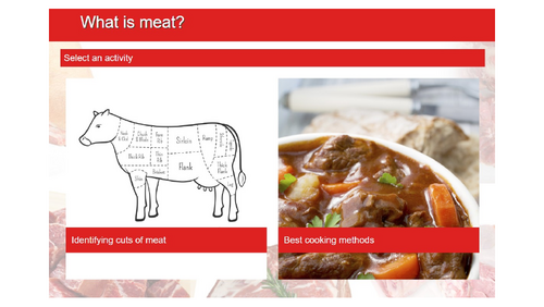 GCSE Food Prep and Nutrition - Meat, Fish, Poultry and Eggs Lesson ...