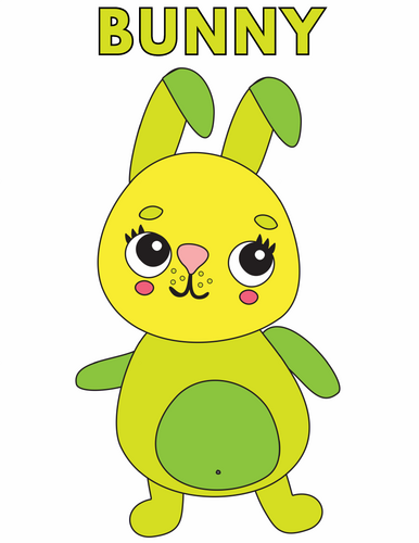 Fun Bunny Craft Activity | Build-a-Bunny | Color, Cut and Paste Animal ...