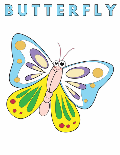 Butterfly Craft Activity | Cut and Paste Spring or Insect Craft for ...