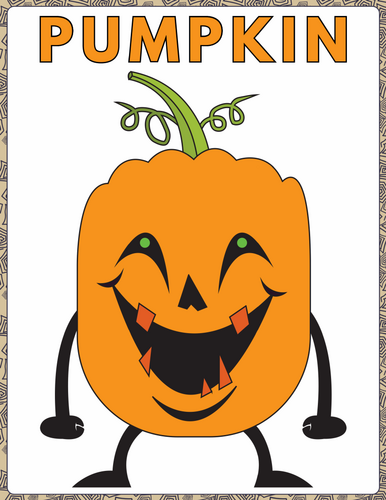 Build a Pumpkin Craft – Halloween, Fall, Color, Cut & Paste Activity ...