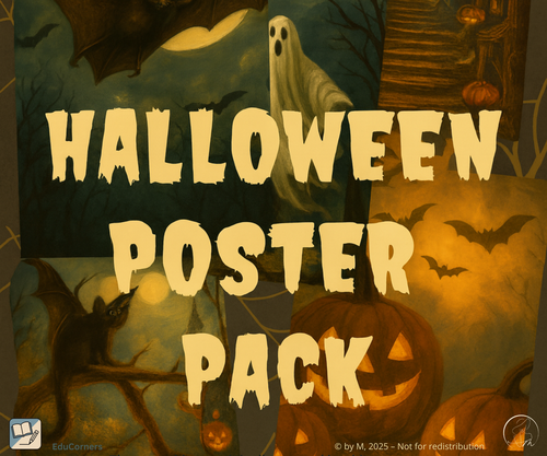Halloween Classroom Posters | KS1–KS2 EAL Display Pack (A3 Pack + QR ...