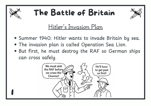Battle of Britain Cards | Teaching Resources