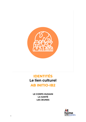 French Cultural Link Identities Ab Initio IB2 | Teaching Resources