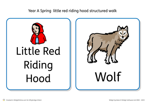 Little Red Riding Hood Scavenger hunt | Teaching Resources