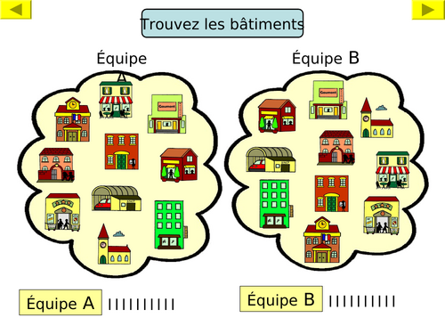 FRENCH TOPICS: EN VILLE-IN TOWN-INTERACTIVE CLASS GAMES | Teaching ...
