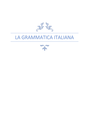 Italian tenses guide | Teaching Resources