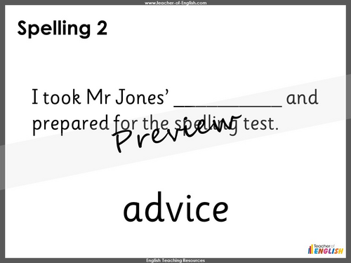 Homophones and Other Words that are Often Confused – KS2 Spelling ...