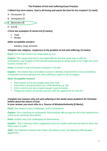 AQA GCSE RS - Christian Beliefs & Teachings | Teaching Resources