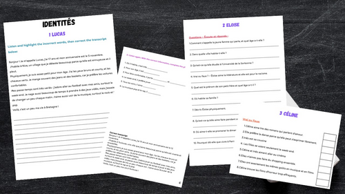 IB Ab Initio French Writing, Reading, Speaking & Listening resources ...