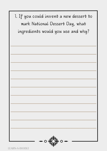 National Dessert Day Delights: 10 Open-Ended Questions to Explore ...