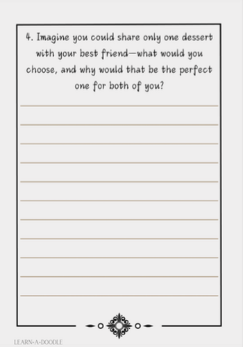 National Dessert Day Fun: Open-Ended Questions for Students on October ...