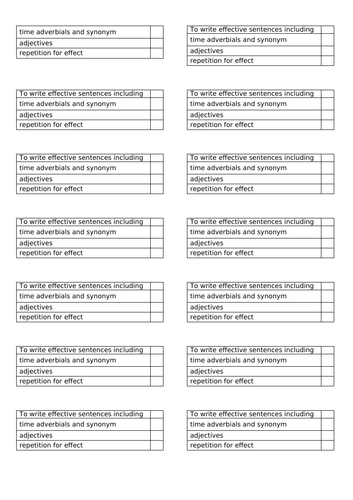 The Lost Thing - Sentence Stacking Lesson 1 resources Year 4 Narrative ...