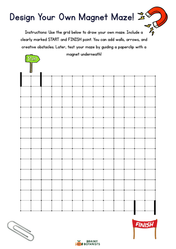 Science Fun activity - Design a Magnet Maze (Forces) | Teaching Resources