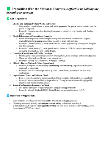 Changing Nature of Presidential Power (US Politics) | Teaching Resources