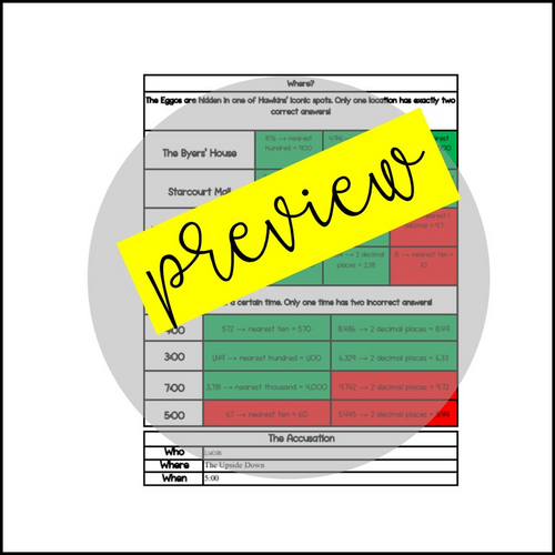 Rounding Murder Mystery | KS2–KS3 Maths | Stranger Things Themed ...
