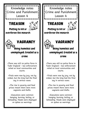 Crime and Punishment in the Tudor Period - Lesson 4 (KS2 history ...