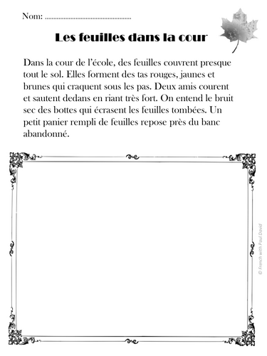 Lire et dessiner - Automne (10 textes) | Teaching Resources
