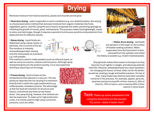 Food preservation | Teaching Resources
