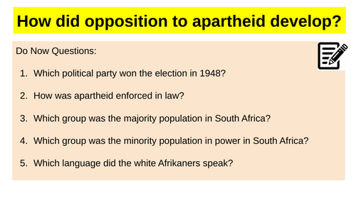 South African Apartheid. 9 Lesson Package. Ready to Teach. | Teaching ...