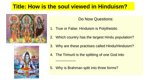 Hinduism - 7 lesson package ready to teach | Teaching Resources