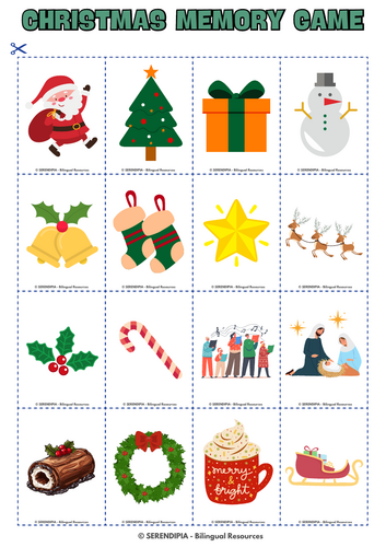 Christmas ESL Vocabulary Activities & Worksheets | Christmas Games ...