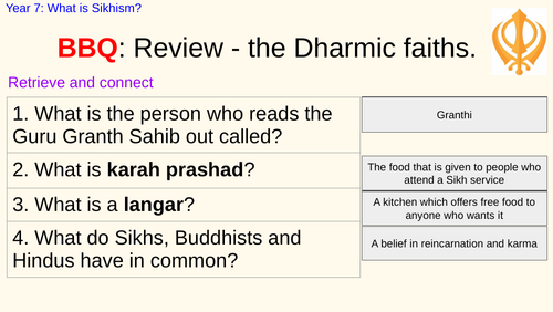 KS3 Religious studies - Introduction to Sikhism - Whole unit | Teaching ...
