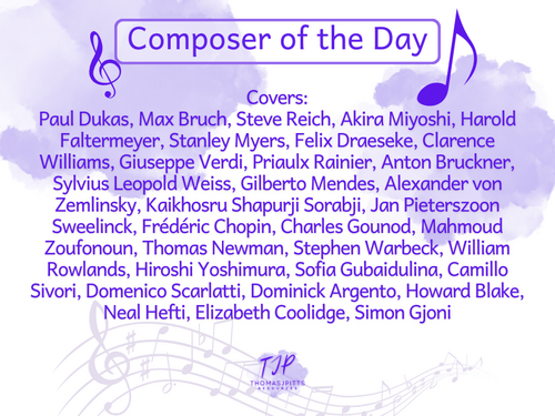 KS2–3 Music: Composer of the Day – October Reading & Listening ...