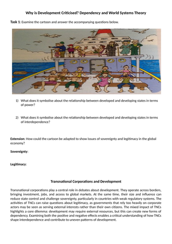 Global Politics: Unit 3 Criticising Development: Dependency and World ...