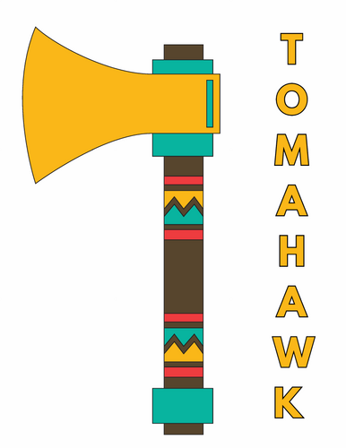 Printable Tomahawk Craft Activity | Native American History Cut and ...
