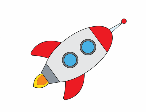 Printable Build a Rocket Craft | Color, Cut and Paste | Space Adventure ...
