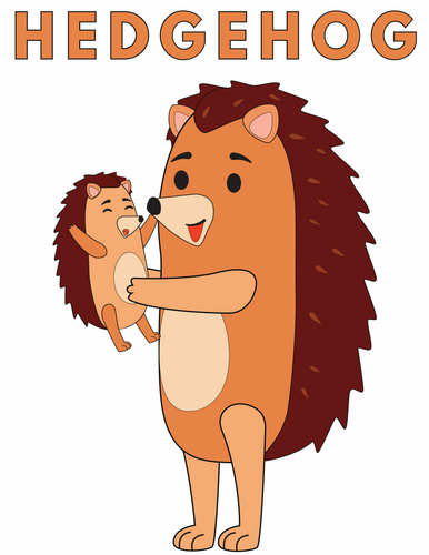 Hedgehog Craft Activity | Cut and Paste Woodland Animal Craft for Kids ...